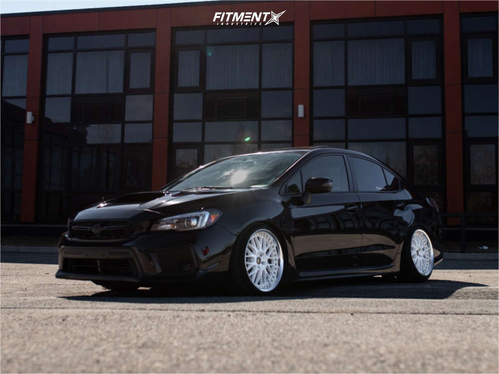 2019 Subaru WRX Sport-tech with 18x10 Work Vs Xx and Kumho 225x40 on ...