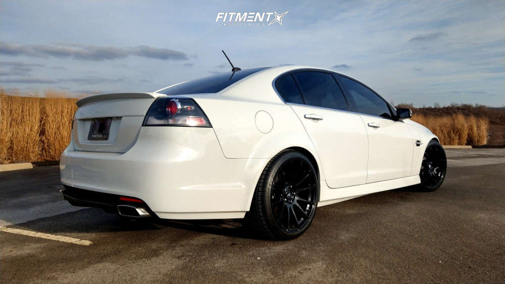 2009 Pontiac G8 GT with 20x9 MRR Gf6 and Continental 265x40 on Lowering ...