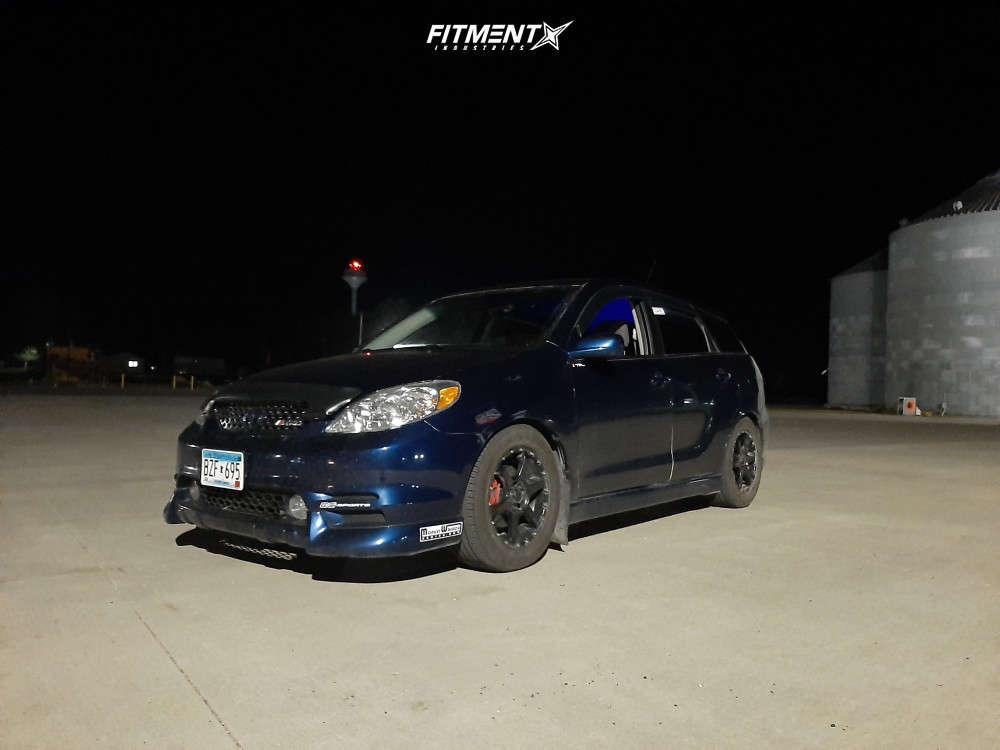 2004 Toyota Matrix XR with 16x7 Akita AK 2 and Kumho 225x55 on Lowering ...