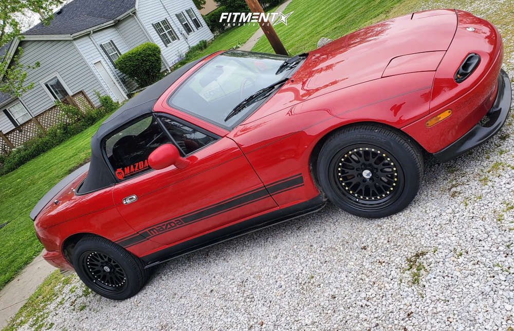 1996 Mazda Miata Base with 15x8 AVID1 AV12 and Hankook 205x50 on Stock ...