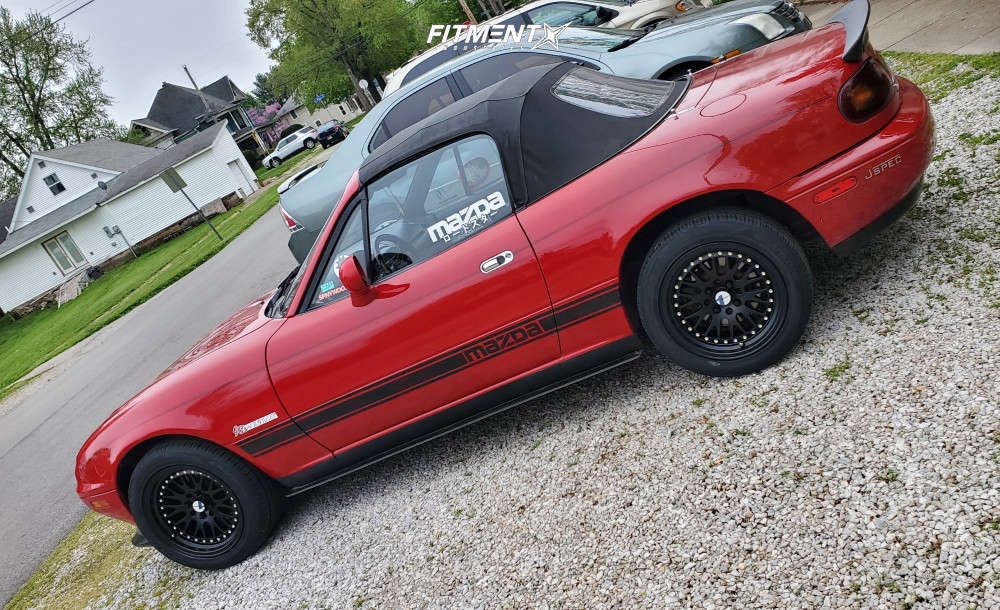 1996 Mazda Miata Base with 15x8 AVID1 AV12 and Hankook 205x50 on Stock ...