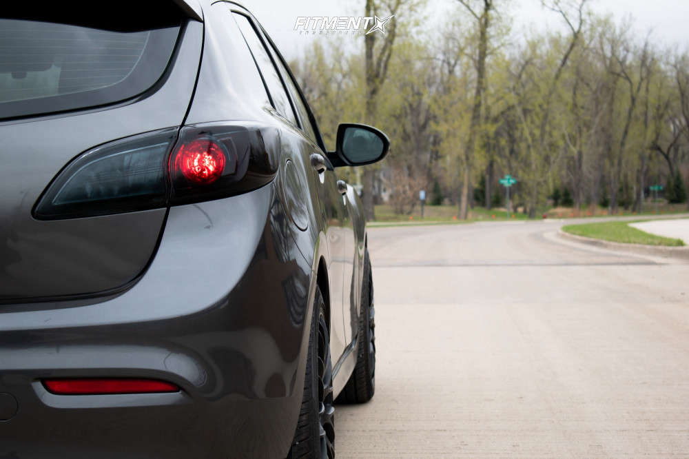 2012 Mazda 3 i with 18x8.5 Tenzo R Type-m V.1 and General 225x45 on ...