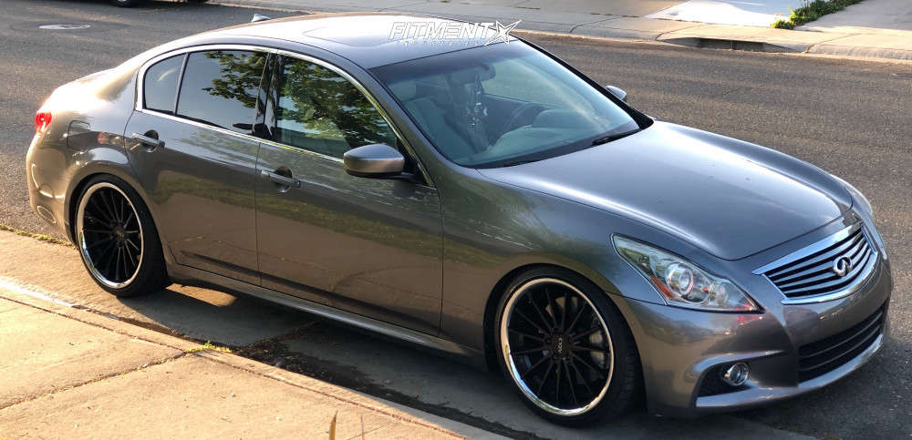 2011 INFINITI G37 Sport with 20x9 Azad AZ24 and Accelera 245x35 on ...