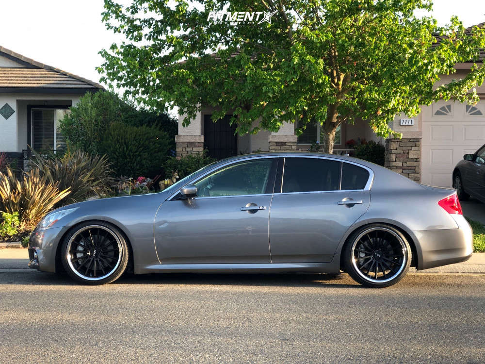 2011 INFINITI G37 Sport with 20x9 Azad AZ24 and Accelera 245x35 on ...
