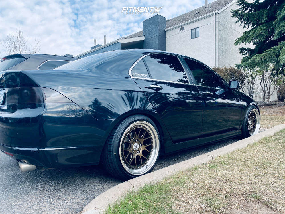 2006 Acura TSX Base with 18x9.5 Aodhan DS06 and Nankang 225x40 on ...