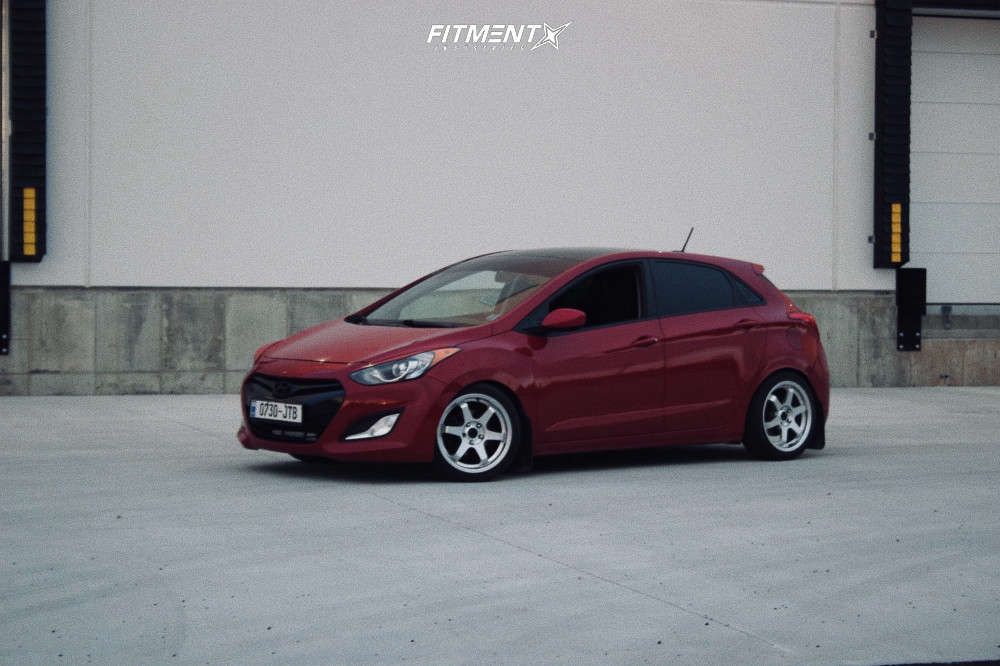 2013 Hyundai Elantra GT GLS with 17x7 RSSW Rival and Hankook 205x45 on ...