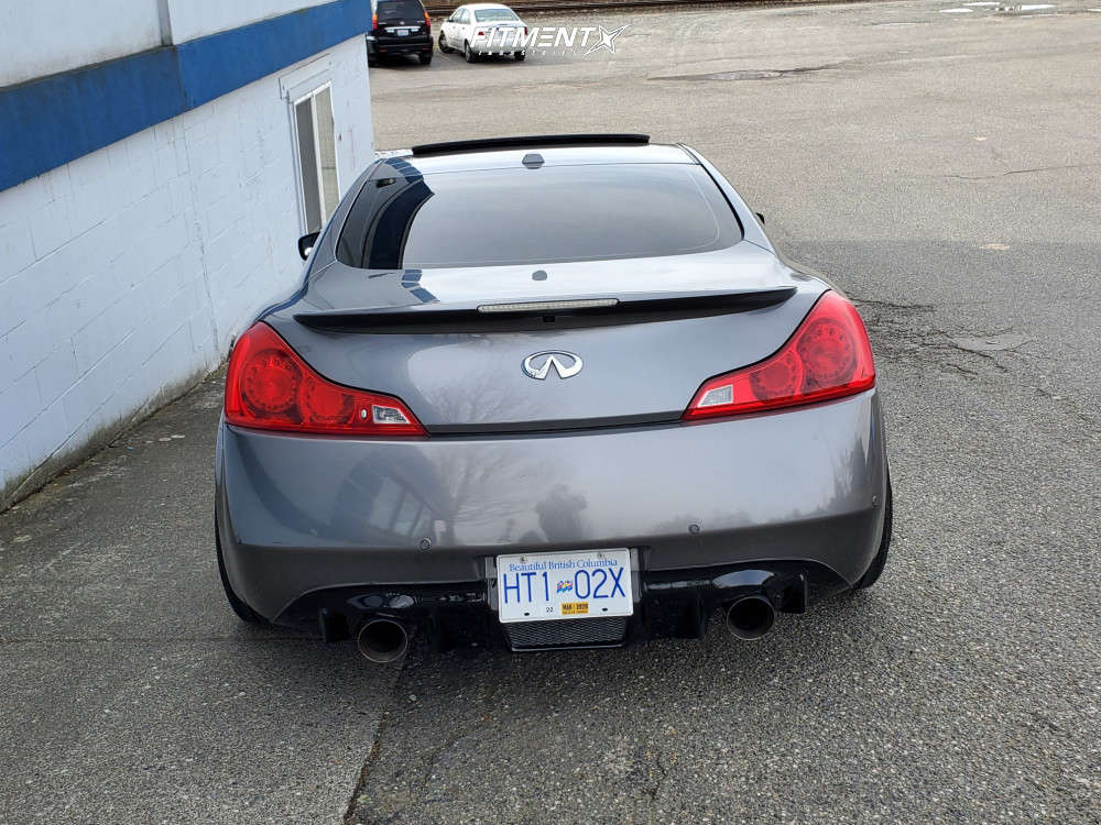 2010 INFINITI G37 Sport with 19x9.5 ESR Rf1 and Achilles 245x40 on ...