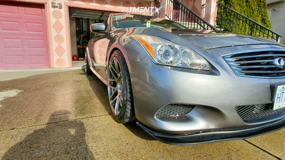 2010 INFINITI G37 Sport with 19x9.5 ESR Rf1 and Achilles 245x40 on ...