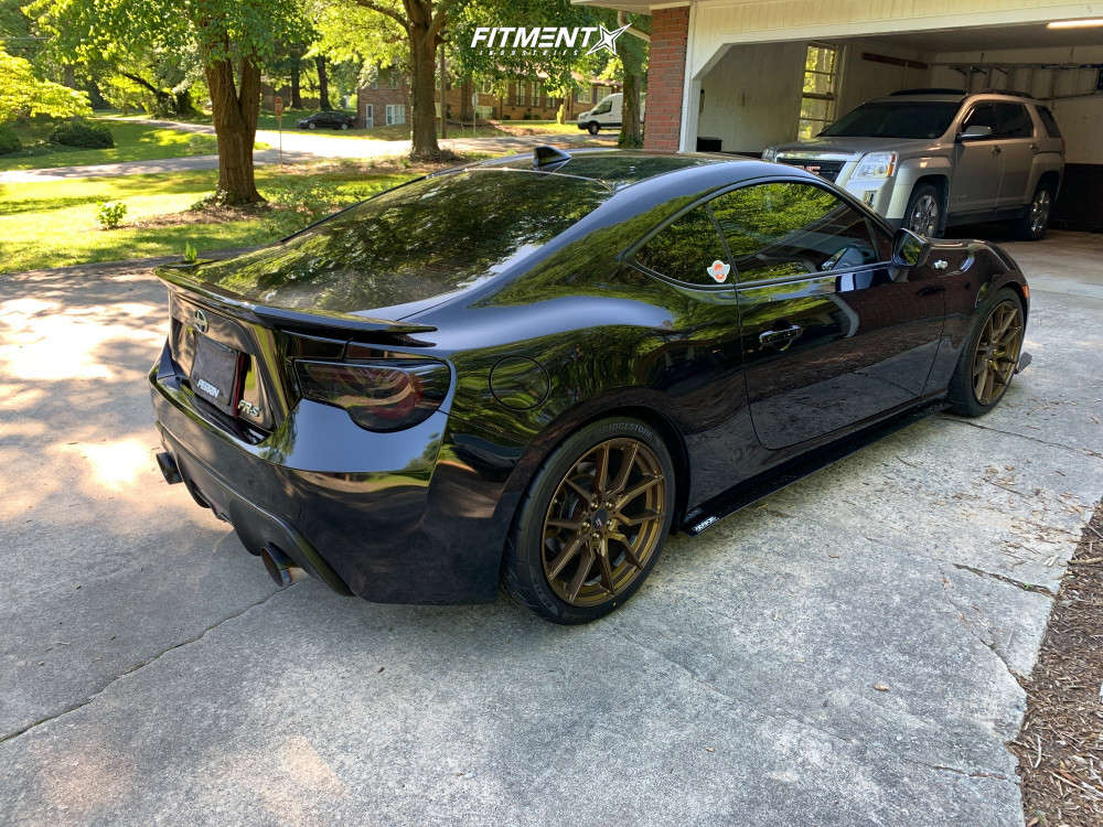 2015 Scion FR-S Base with 18x8.5 Option Lab R716 and Bridgestone 235x40 ...