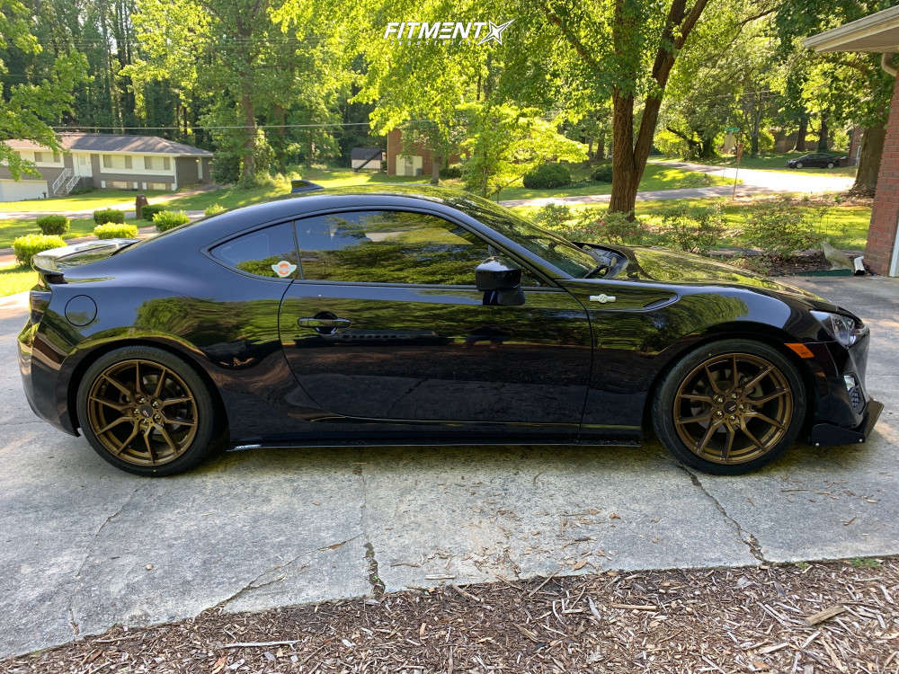 2015 Scion FR-S Base with 18x8.5 Option Lab R716 and Bridgestone 235x40 ...