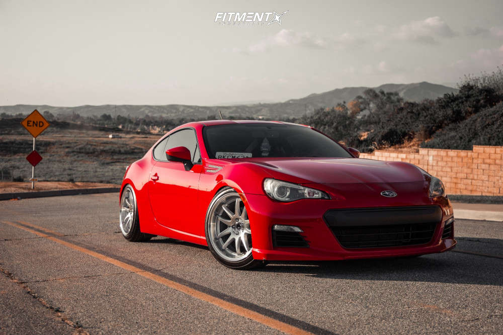 2014 Subaru BRZ Premium with 18x9.5 Aodhan DS02 and Advanta 235x40 on ...