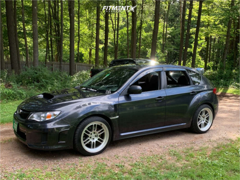 2012 Subaru WRX Base with 18x9.5 ESR Sr11 and Federal 255x35 on Stock ...