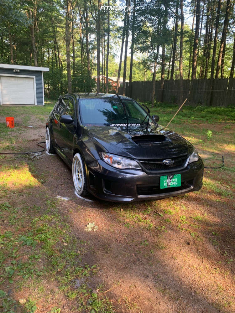 2012 Subaru WRX Base with 18x9.5 ESR Sr11 and Federal 255x35 on Stock ...