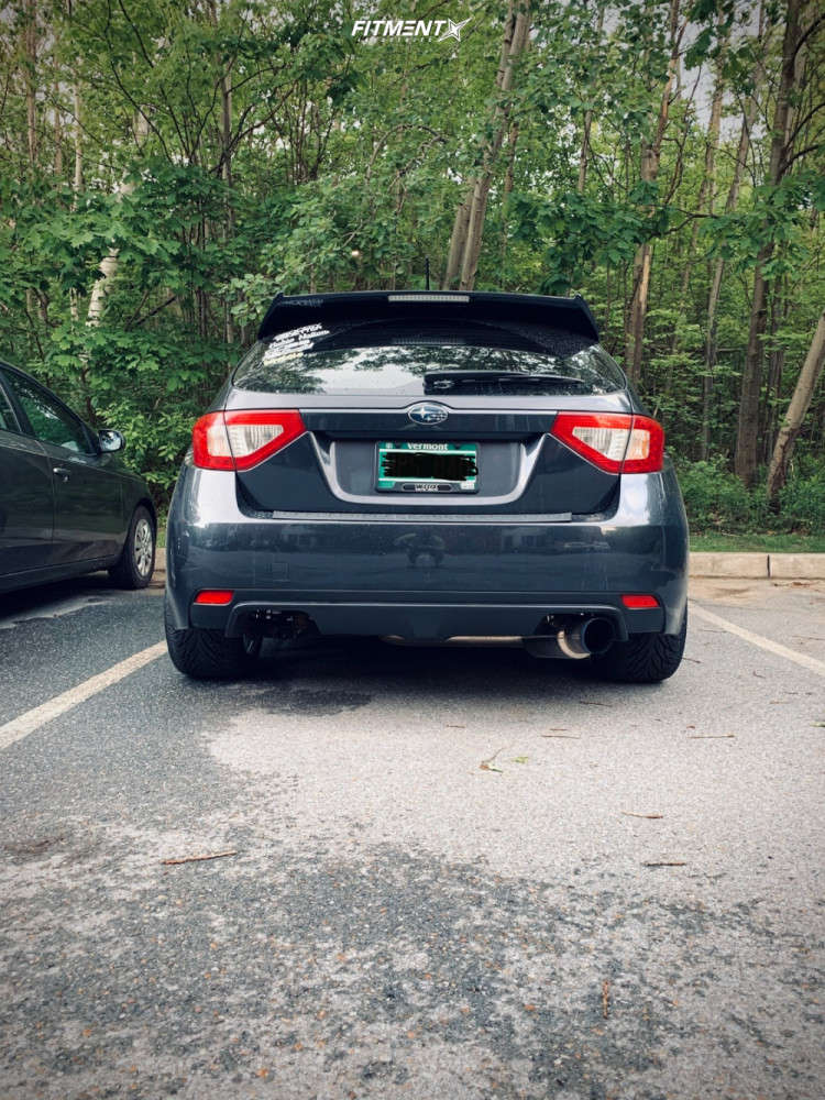 2012 Subaru WRX Base with 18x9.5 ESR Sr11 and Federal 255x35 on Stock ...