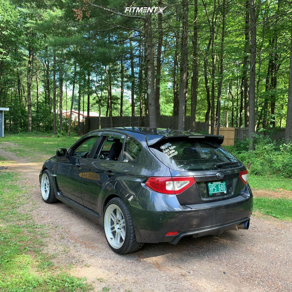 2012 Subaru WRX Base with 18x9.5 ESR Sr11 and Federal 255x35 on Stock ...