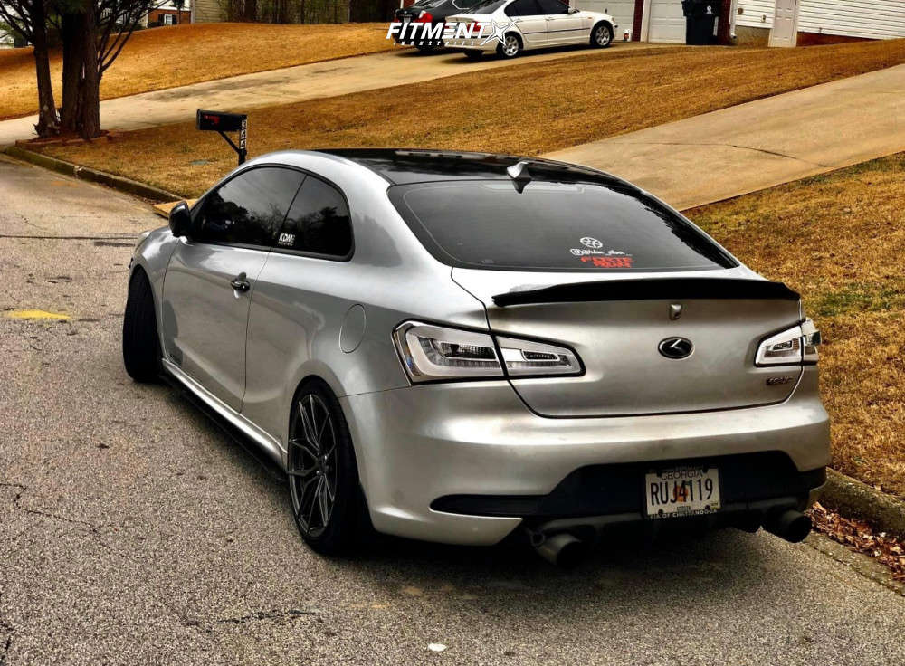 2015 Kia Forte Koup SX with 18x8.5 XXR 559 and Firestone 225x40 on ...