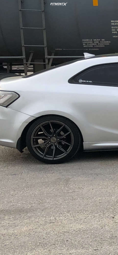 2015 Kia Forte Koup SX with 18x8.5 XXR 559 and Firestone 225x40 on ...