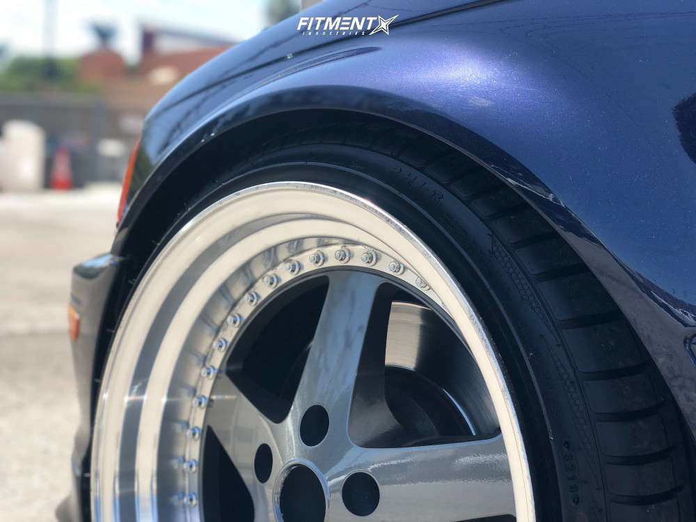 2001 BMW 330Ci Base with 18x9.5 ESR SR04 and Accelera 225x35 on ...