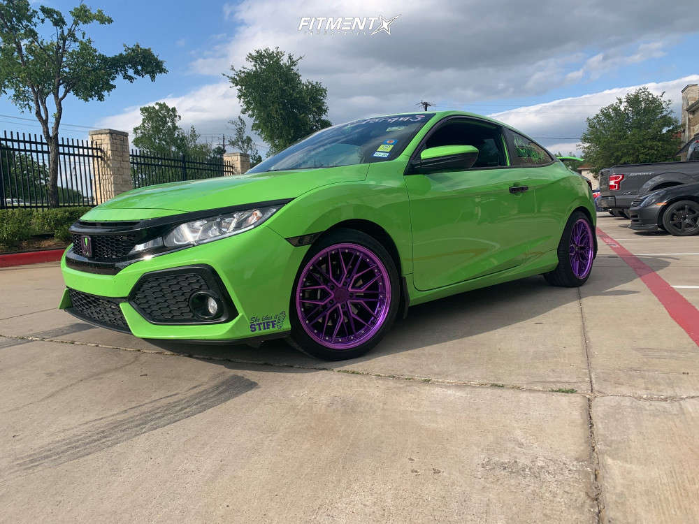 2018 Honda Civic Si with 18x8.5 XXR 571 and Nankang 235x40 on Stock ...