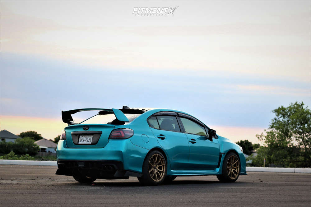 2015 Subaru WRX STI Base with 18x9.5 Option Lab R716 and Michelin ...