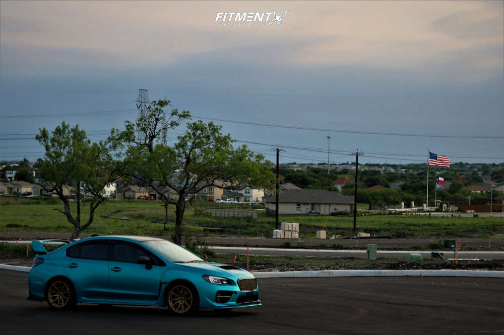 2015 Subaru WRX STI Base with 18x9.5 Option Lab R716 and Michelin ...