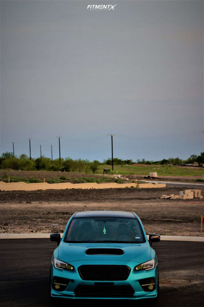 2015 Subaru WRX STI Base with 18x9.5 Option Lab R716 and Michelin ...