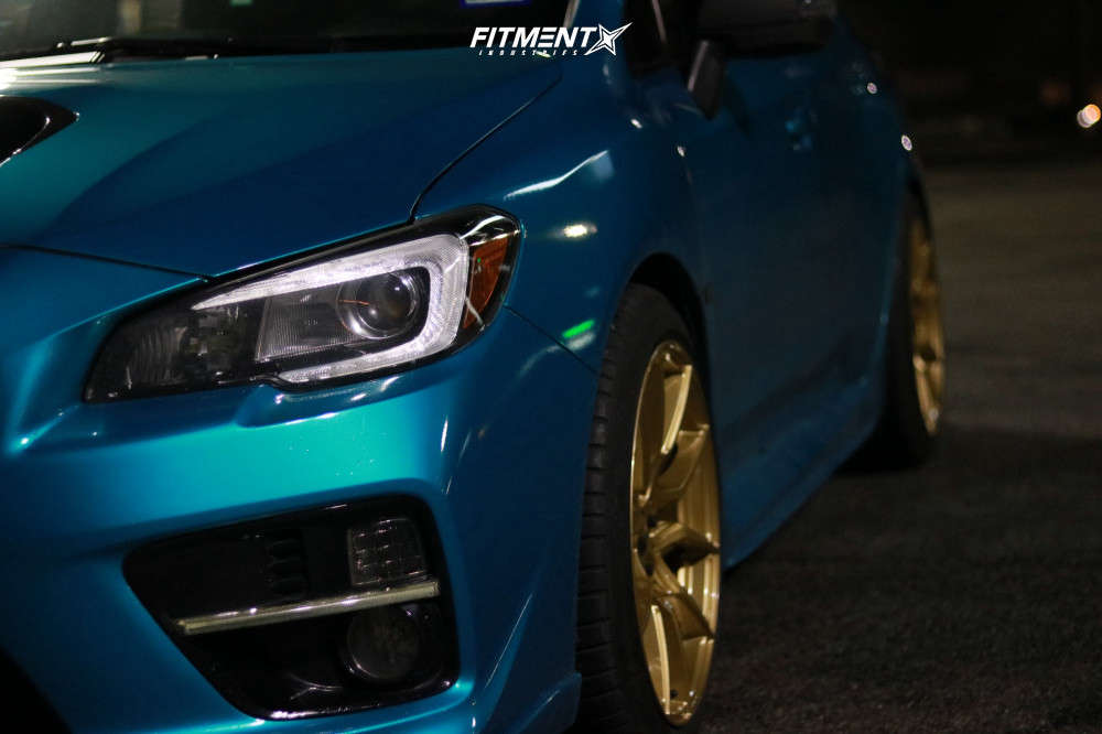 2015 Subaru WRX STI Base with 18x9.5 Option Lab R716 and Michelin ...