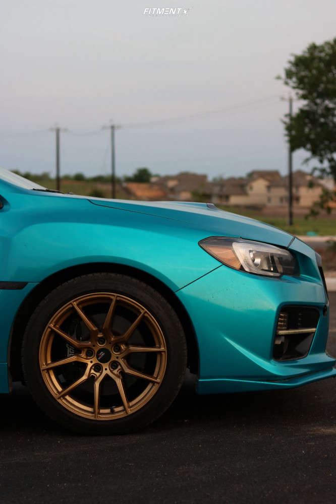 2015 Subaru WRX STI Base with 18x9.5 Option Lab R716 and Michelin ...