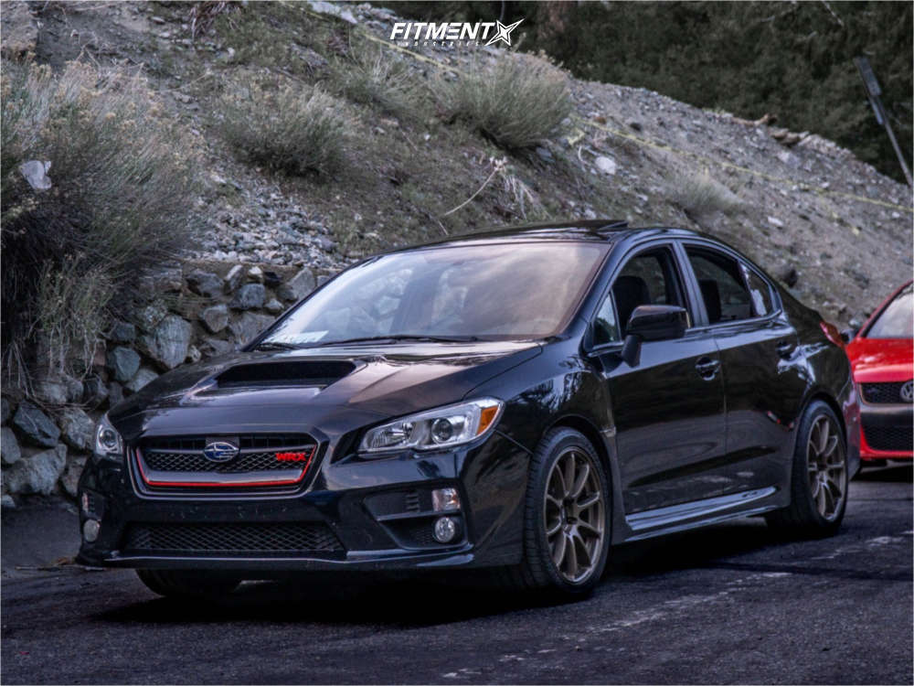 2016 Subaru WRX Premium with 18x8.5 AVID1 AV27 and Road Hugger 245x40 ...