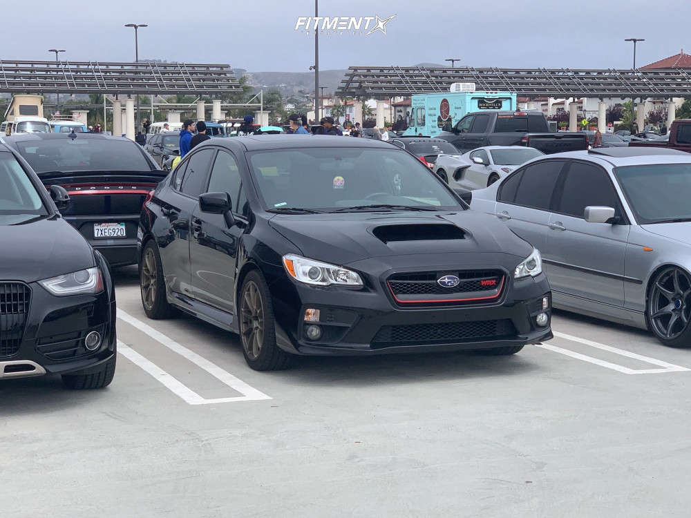 2016 Subaru WRX Premium with 18x8.5 AVID1 AV27 and Road Hugger 245x40 ...