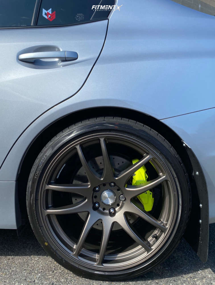 2020 Subaru WRX STI Base with 19x9.5 ESR Sr08 and Yokohama 245x35 on ...