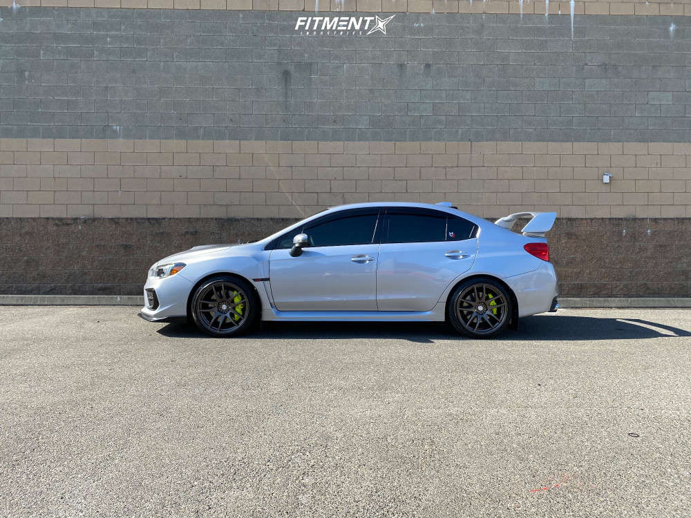 2020 Subaru WRX STI Base with 19x9.5 ESR Sr08 and Yokohama 245x35 on Stock Suspension | 1070157 ...