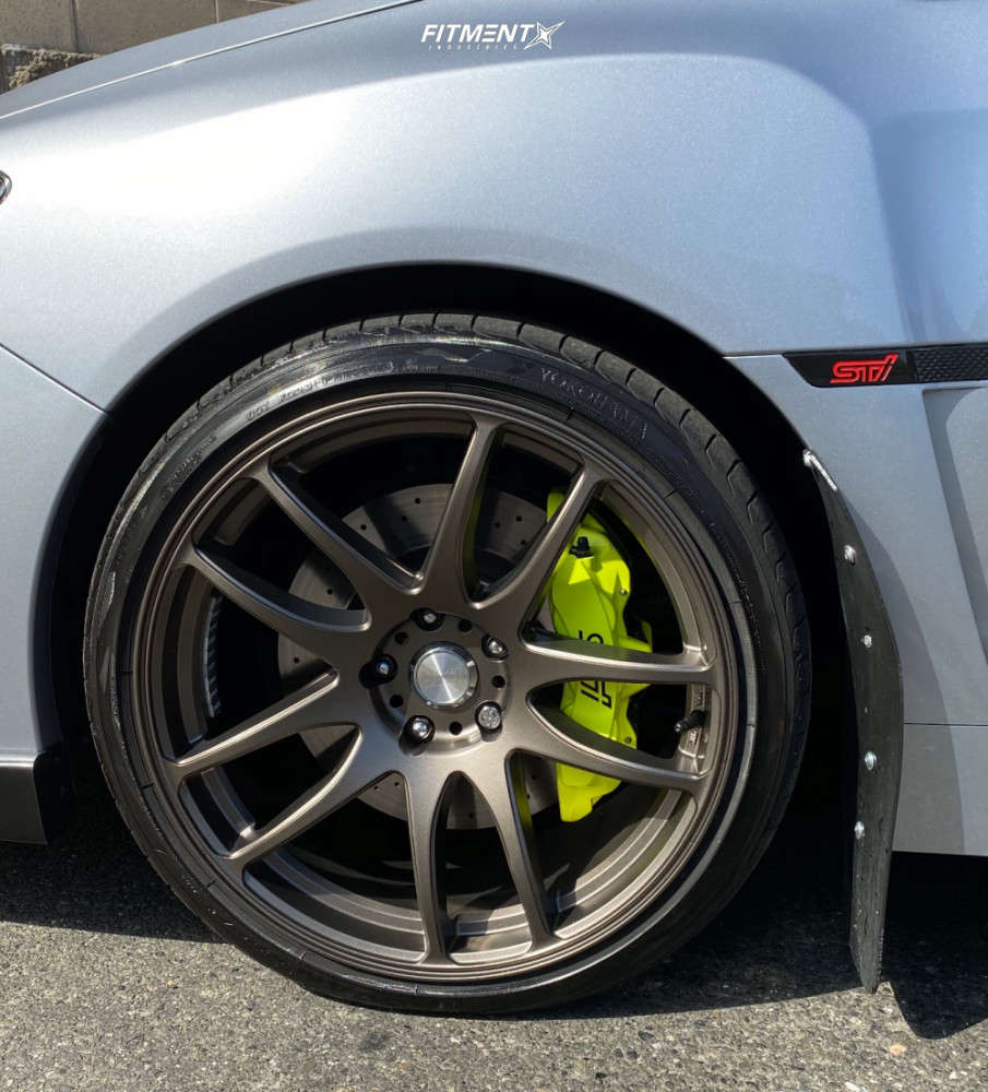 2020 Subaru WRX STI Base with 19x9.5 ESR Sr08 and Yokohama 245x35 on Stock Suspension | 1070157 ...