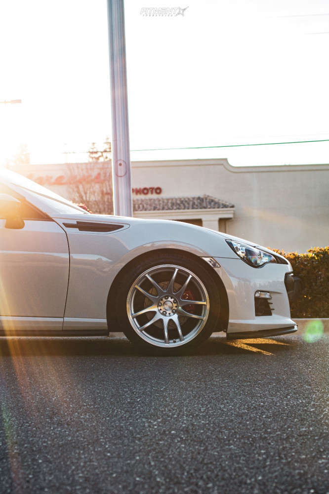 2016 Subaru BRZ Limited with 18x9.5 ESR Sr08 and Delinte 245x35 on Lowering Springs | 1071047 ...
