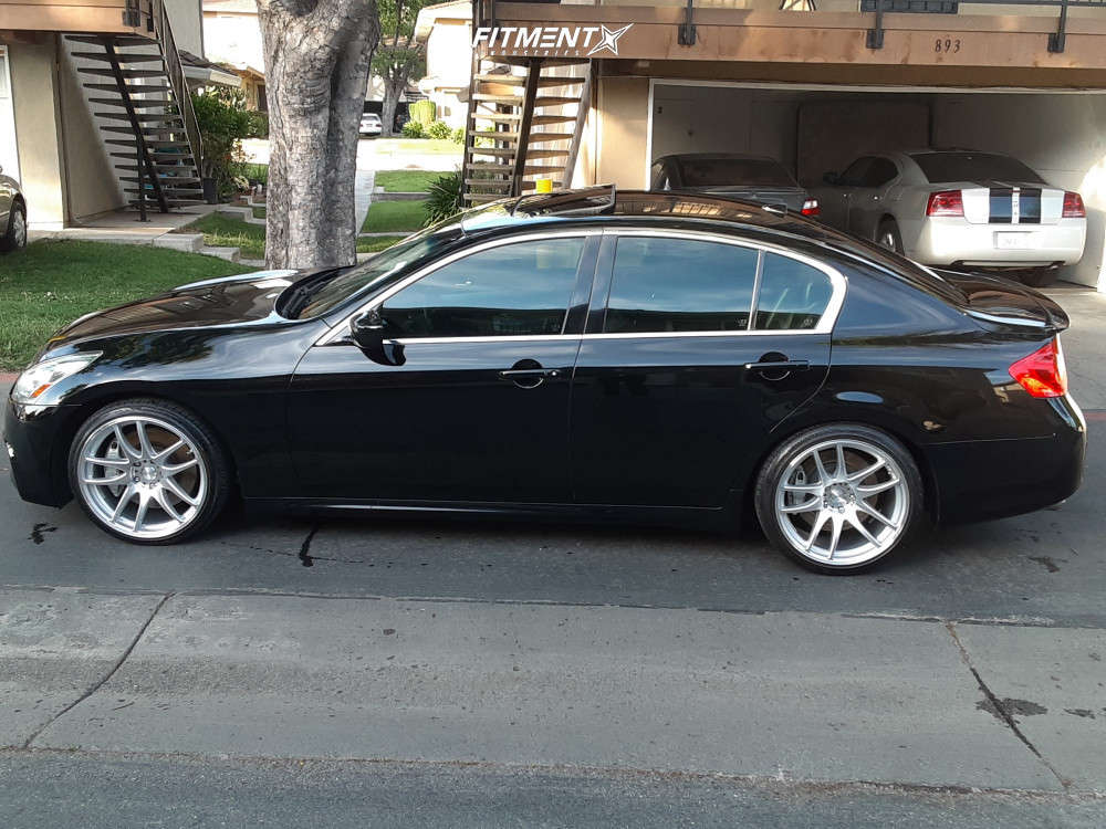 2011 INFINITI G37 Sport with 19x9.5 ESR Sr08 and Hankook 245x35 on ...
