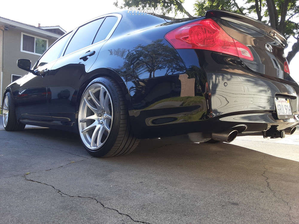 2011 INFINITI G37 Sport with 19x9.5 ESR Sr08 and Hankook 245x35 on ...