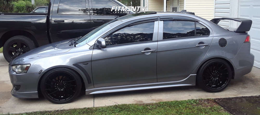 2009 Mitsubishi Lancer GTS with 18x8 Dps Tuning L589 and Sentury 225x40 ...