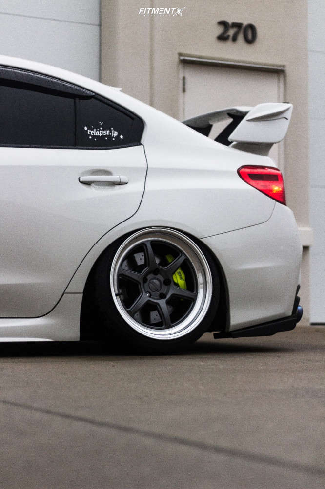 2019 Subaru WRX STI Base with 18x9.5 Kansei Roku and Federal 215x40 on ...