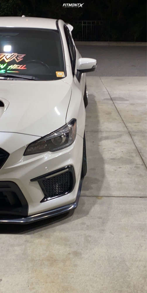 2019 Subaru WRX STI Base with 18x9.5 Kansei Roku and Federal 215x40 on ...