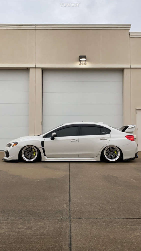 2019 Subaru WRX STI Base with 18x9.5 Kansei Roku and Federal 215x40 on ...