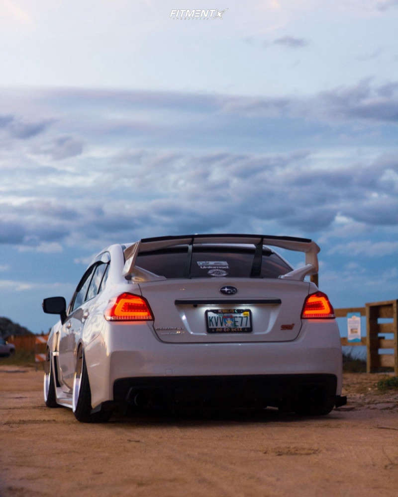 2019 Subaru WRX STI Base with 18x9.5 Kansei Roku and Federal 215x40 on ...