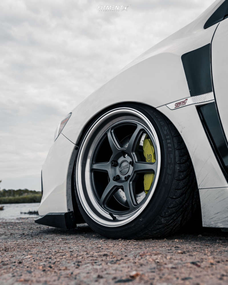 2019 Subaru WRX STI Base with 18x9.5 Kansei Roku and Federal 215x40 on ...