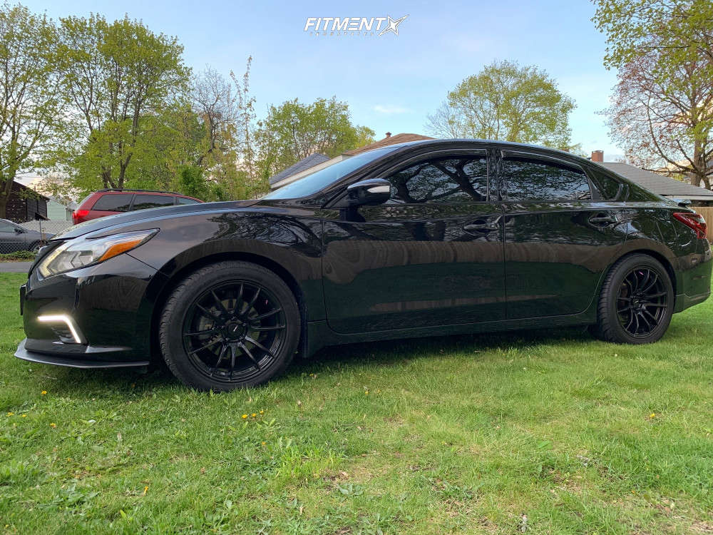 2017 Nissan Altima SR with 18x8.5 AVID1 AV20 and Federal 245x45 on ...