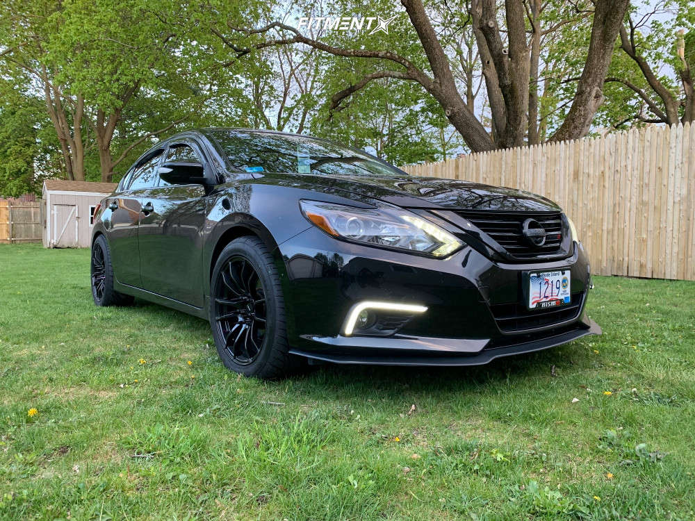 2017 Nissan Altima SR with 18x8.5 AVID1 AV20 and Federal 245x45 on ...