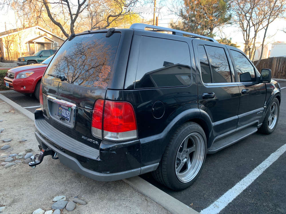 2003 Lincoln Aviator Base with 20x8.5 F1R F28 and Firestone 265x50 on ...
