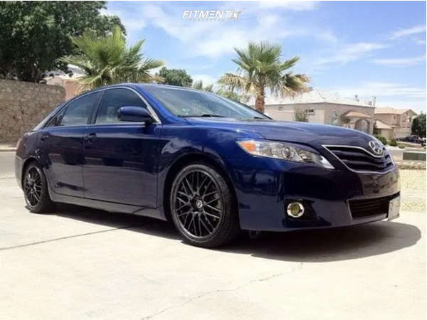 2011 Toyota Camry SE with 18x8 Enkei EKM3 and Falken 225x40 on Lowering ...