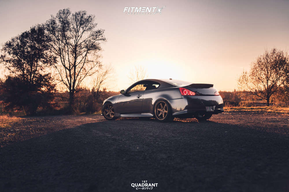 2011 INFINITI G37 IPL with 19x9.5 Volk Te37 and Hankook 245x40 on ...