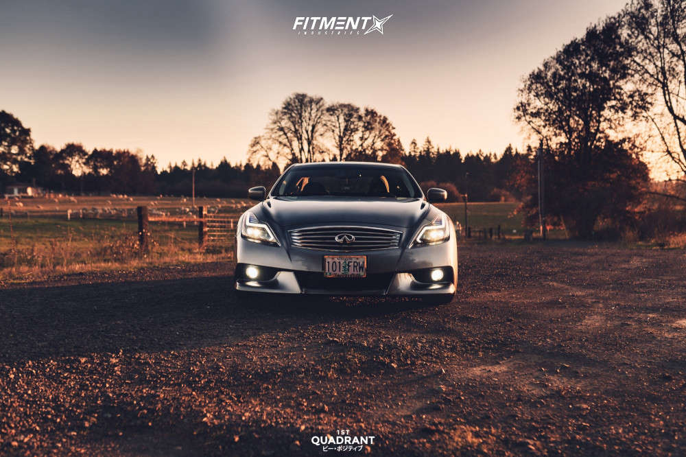 2011 INFINITI G37 IPL with 19x9.5 Volk Te37 and Hankook 245x40 on ...