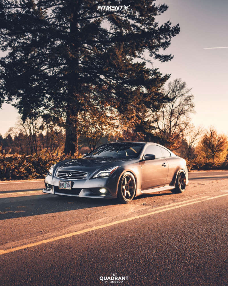 2011 INFINITI G37 IPL with 19x9.5 Volk Te37 and Hankook 245x40 on ...