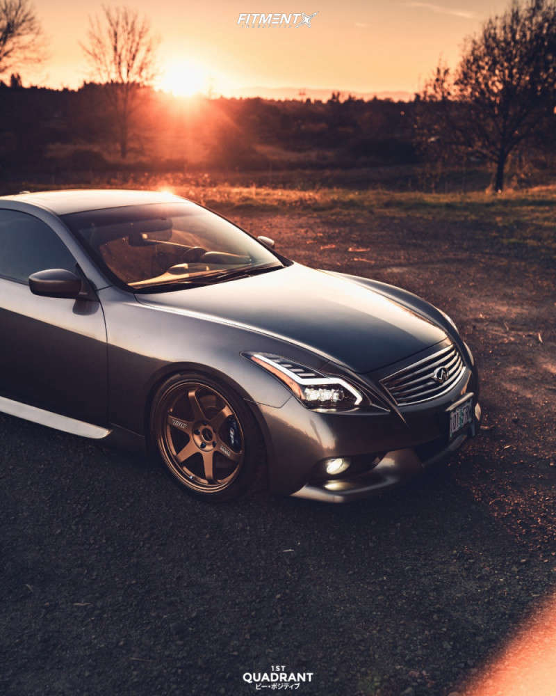 2011 INFINITI G37 IPL with 19x9.5 Volk Te37 and Hankook 245x40 on ...